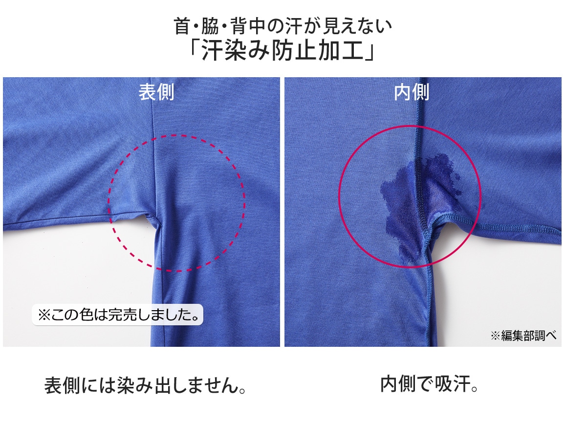 ずっと快適 夏の涼しいTシャツ(旧タイプ)【広告商品】(01_S ずっと快適 夏の涼しいTシャツ(旧タイプ)【広告商品】(01_S